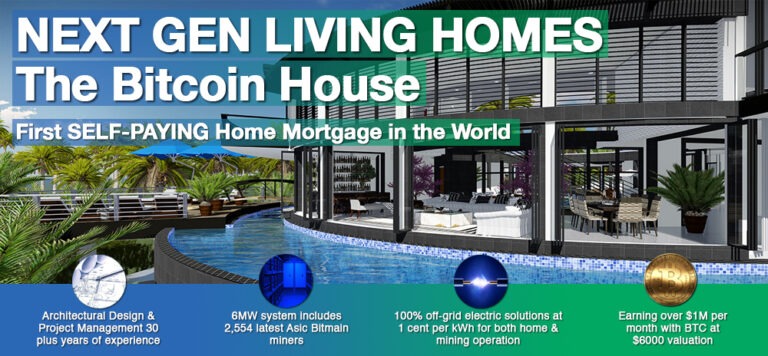 Next Gen Living Homes – Bitcoin house – Buy a house with Bitcoin