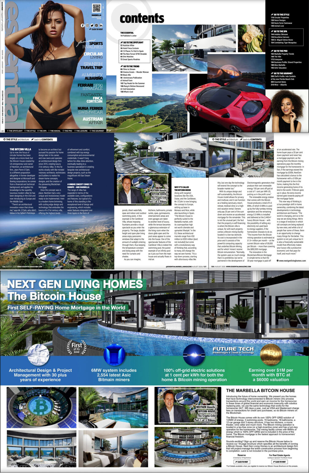The Bitcoin Villa Marbella Essential Magazine August 2020 – Next Gen ...